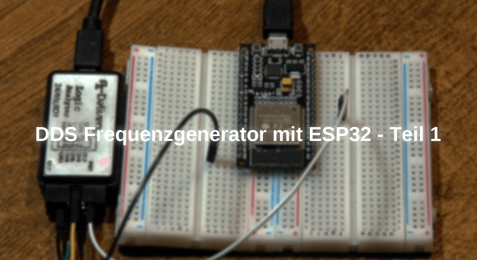 DDS frequency generator with ESP32 - Part 1