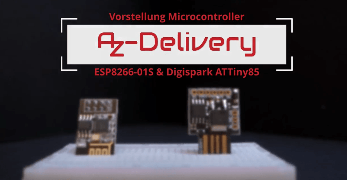 ESP8266-01S and Digispark Attiny85 - product presentation