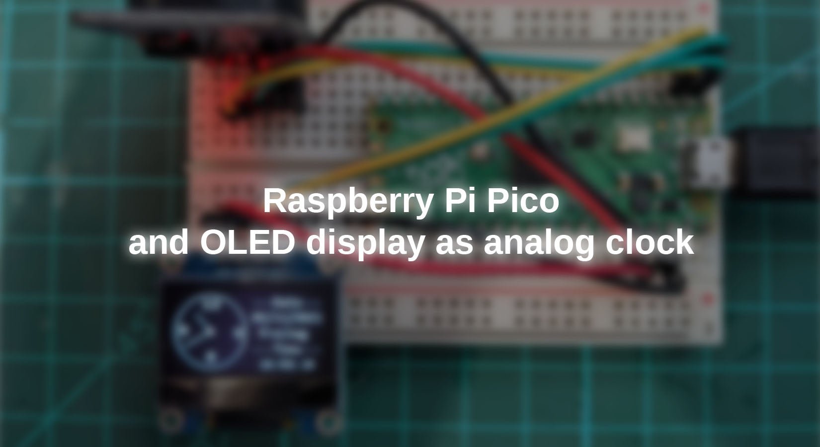 Raspberry Pi Pico als analoge Uhr
