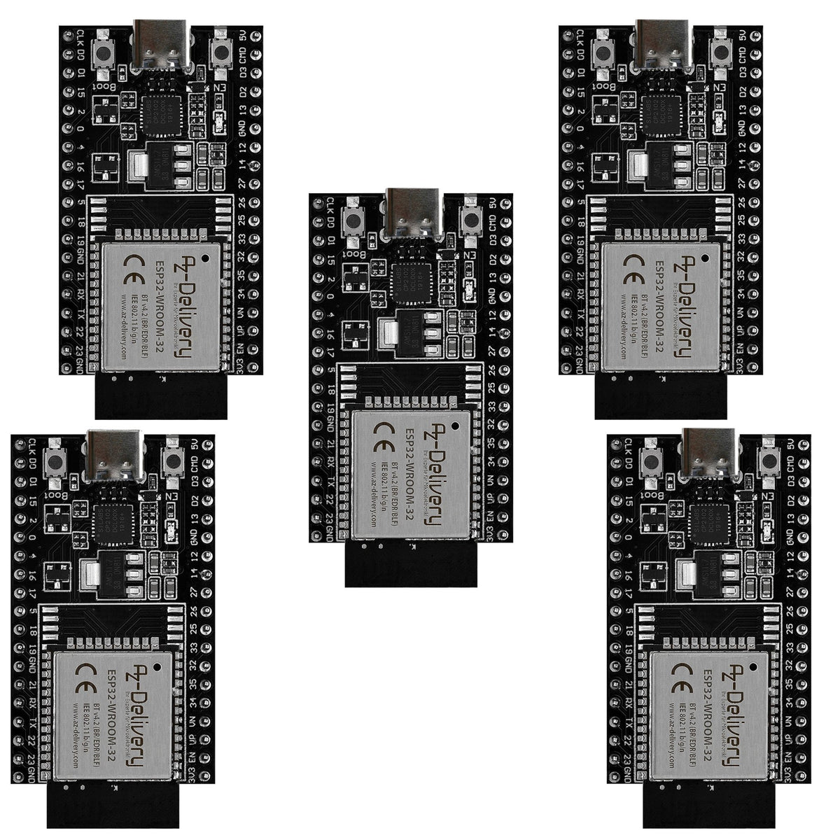 Esp32 Dev Kit C V4 Nodemcu Wlan Wifi Development Board Mit Usb C Ansch