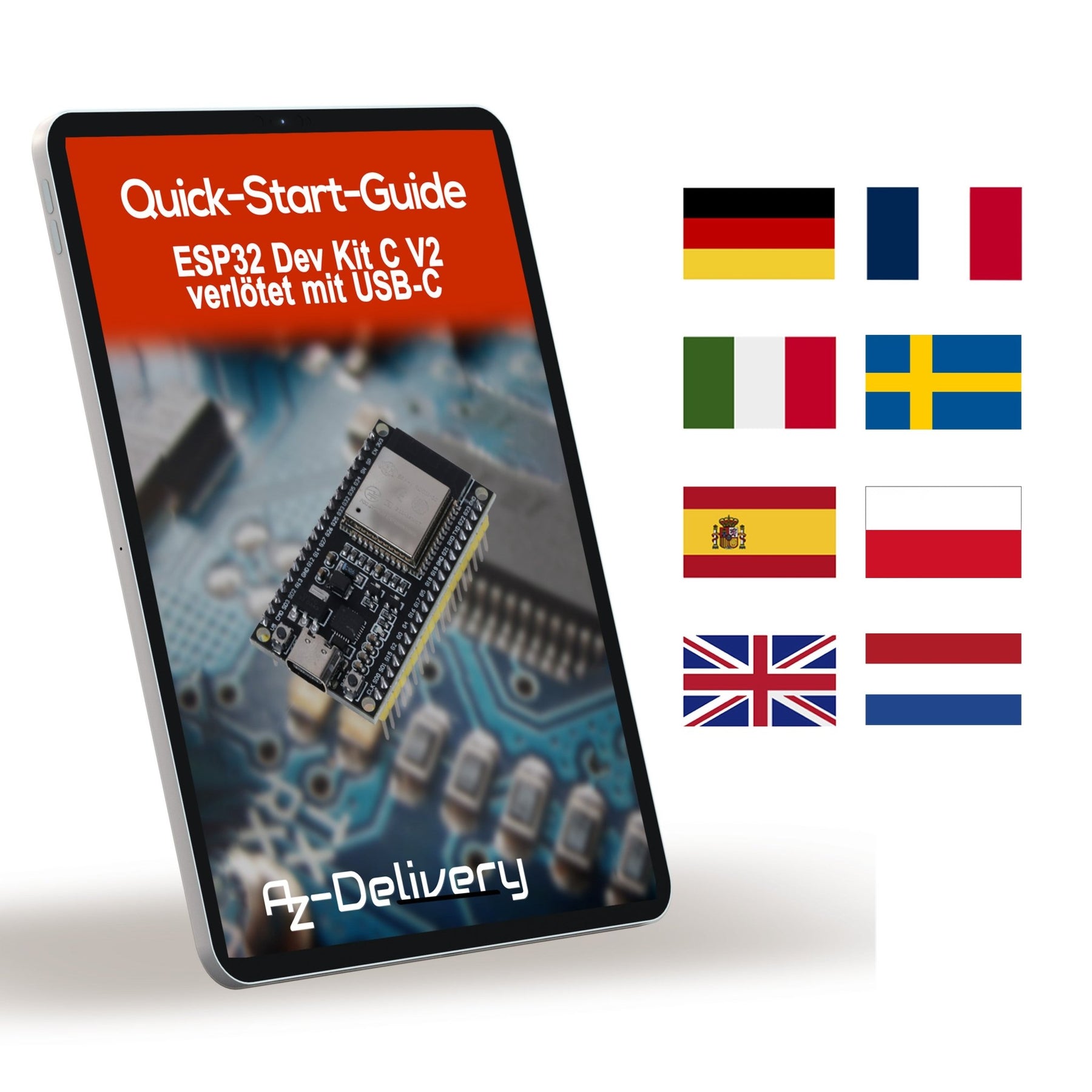 ESP32 NodeMCU Module WLAN WiFi Dev Kit C Development Board mit CP2102