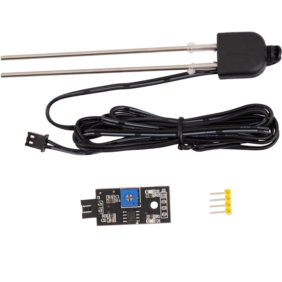 Soil moisture sensor, moisture detector and plant moisture measuring ...