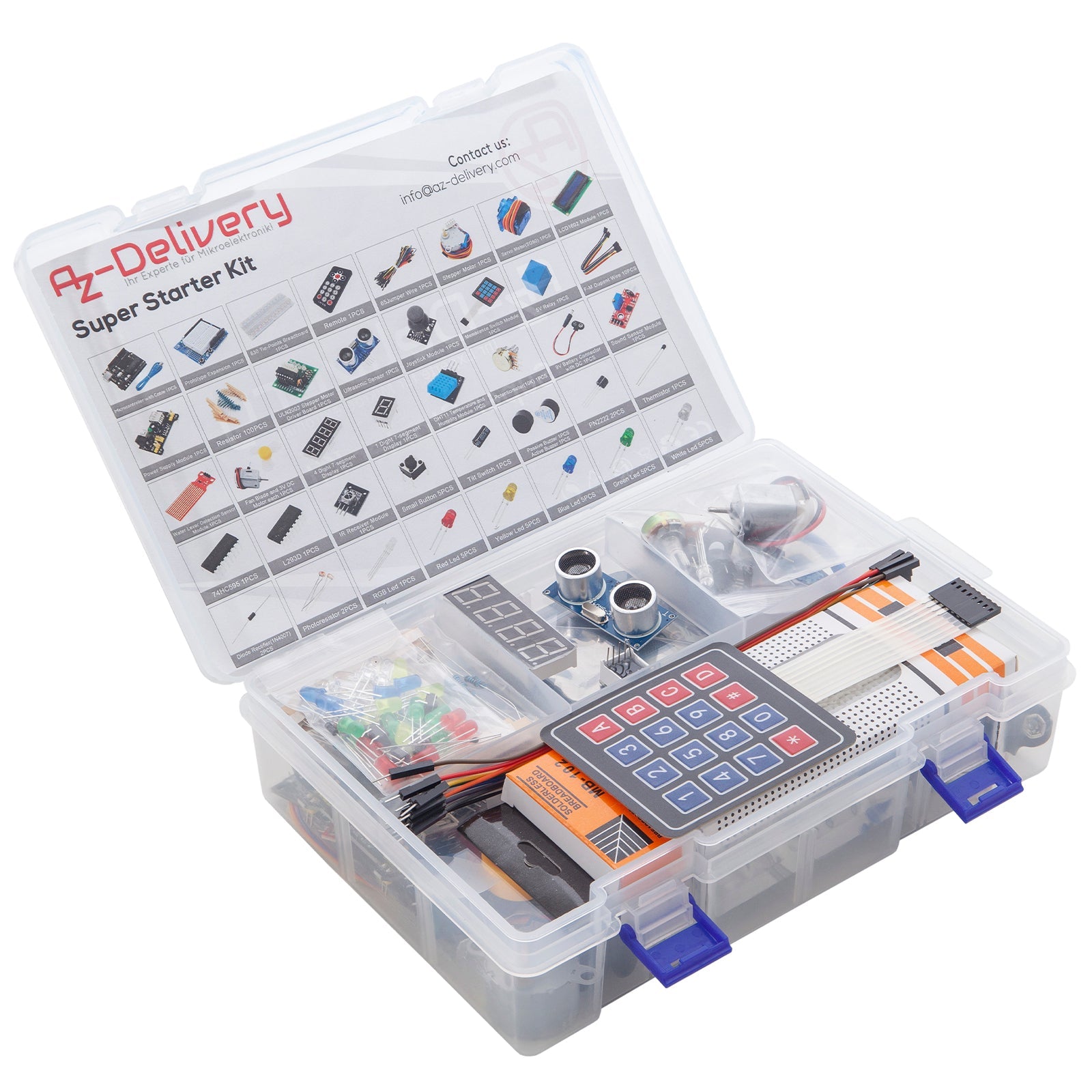 Starter Kit Elektronik kompatibel mit Arduino - Mikrocontroller Uno R3