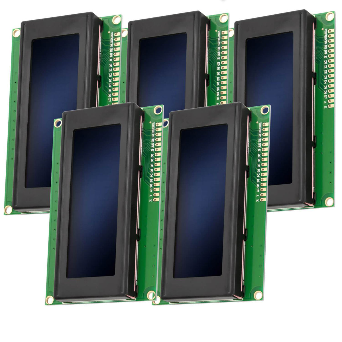 HD44780 2004 LCD display 4x20 characters blue
