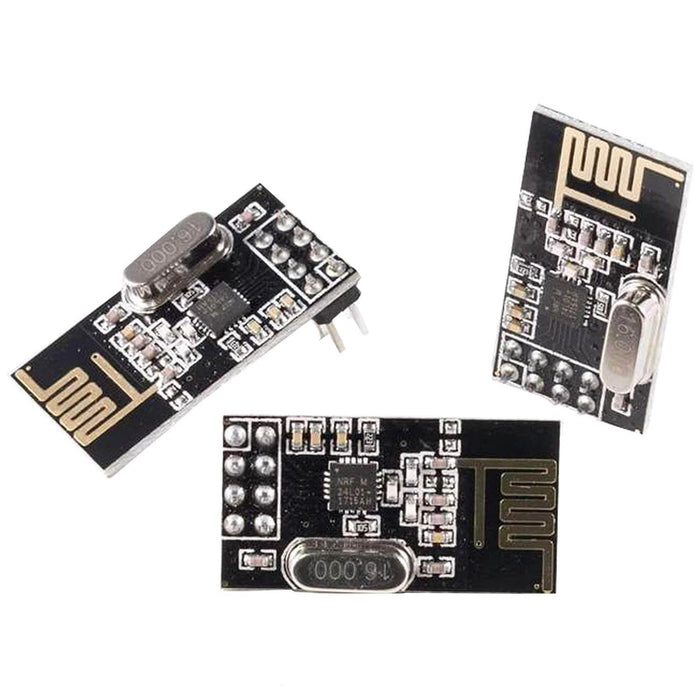 NRF24L01 with 2.4 GHz wireless modules for ESP8266, Raspberry Pi and Arduino